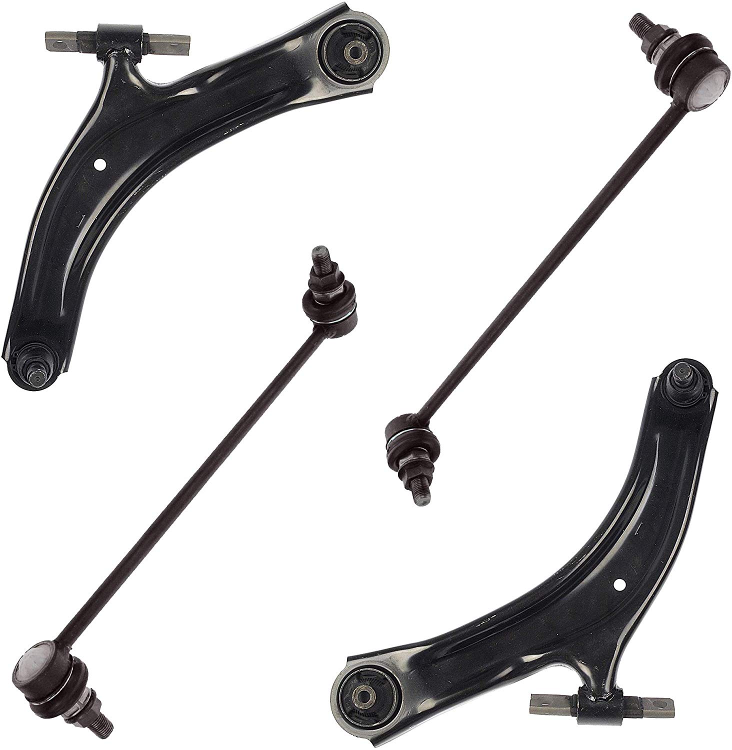 4pc Front Lower Control Arms Sway Bar Links Suspension Kit