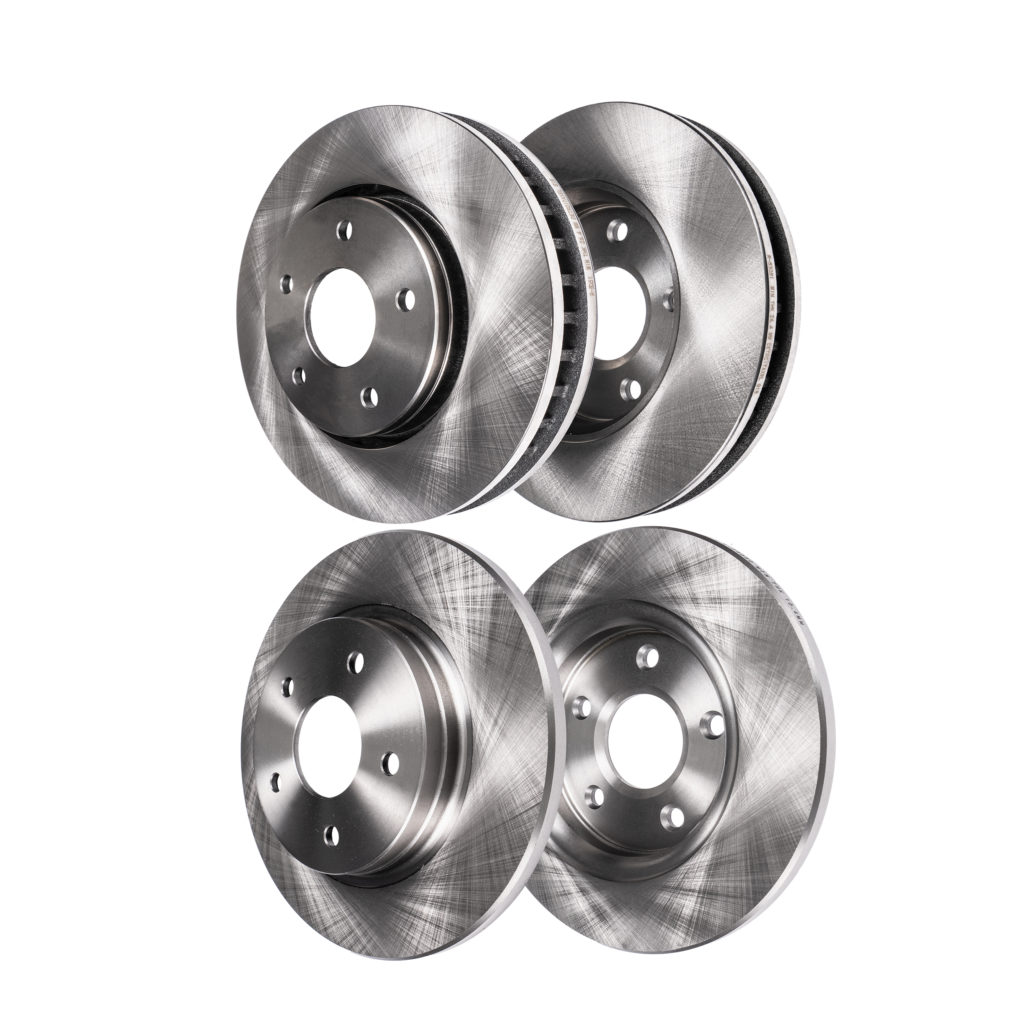 4pc Front & Rear Disc Brake Rotors Kit