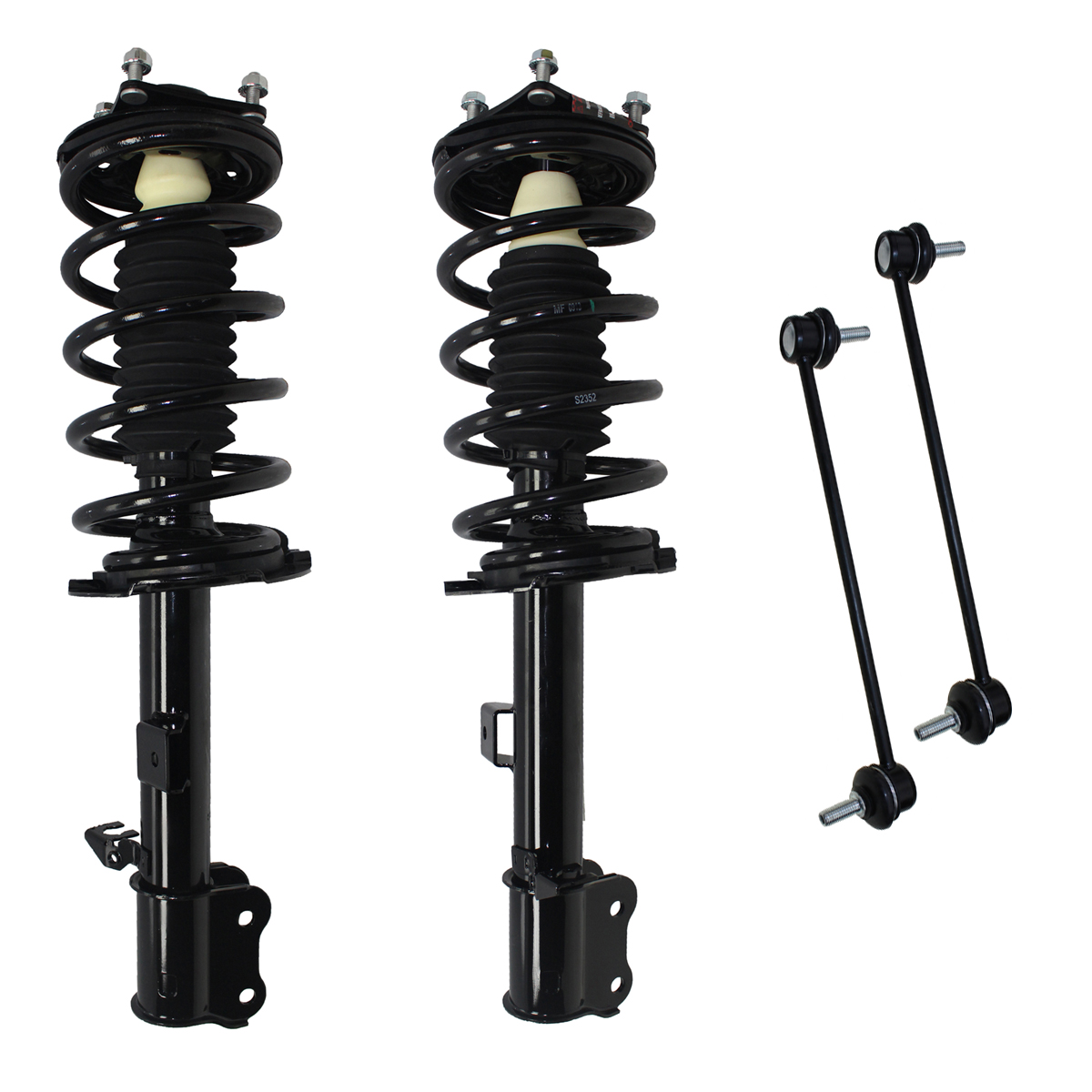 2012 Ford Escape 4pc Front Struts Sway Bar Links Suspension Kit